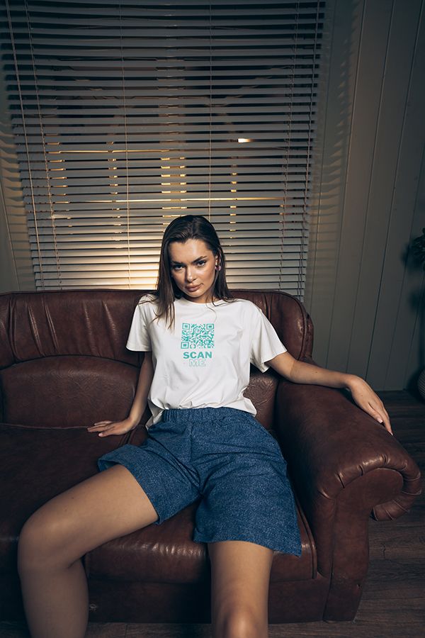 Fake Denim Short – Curvacious